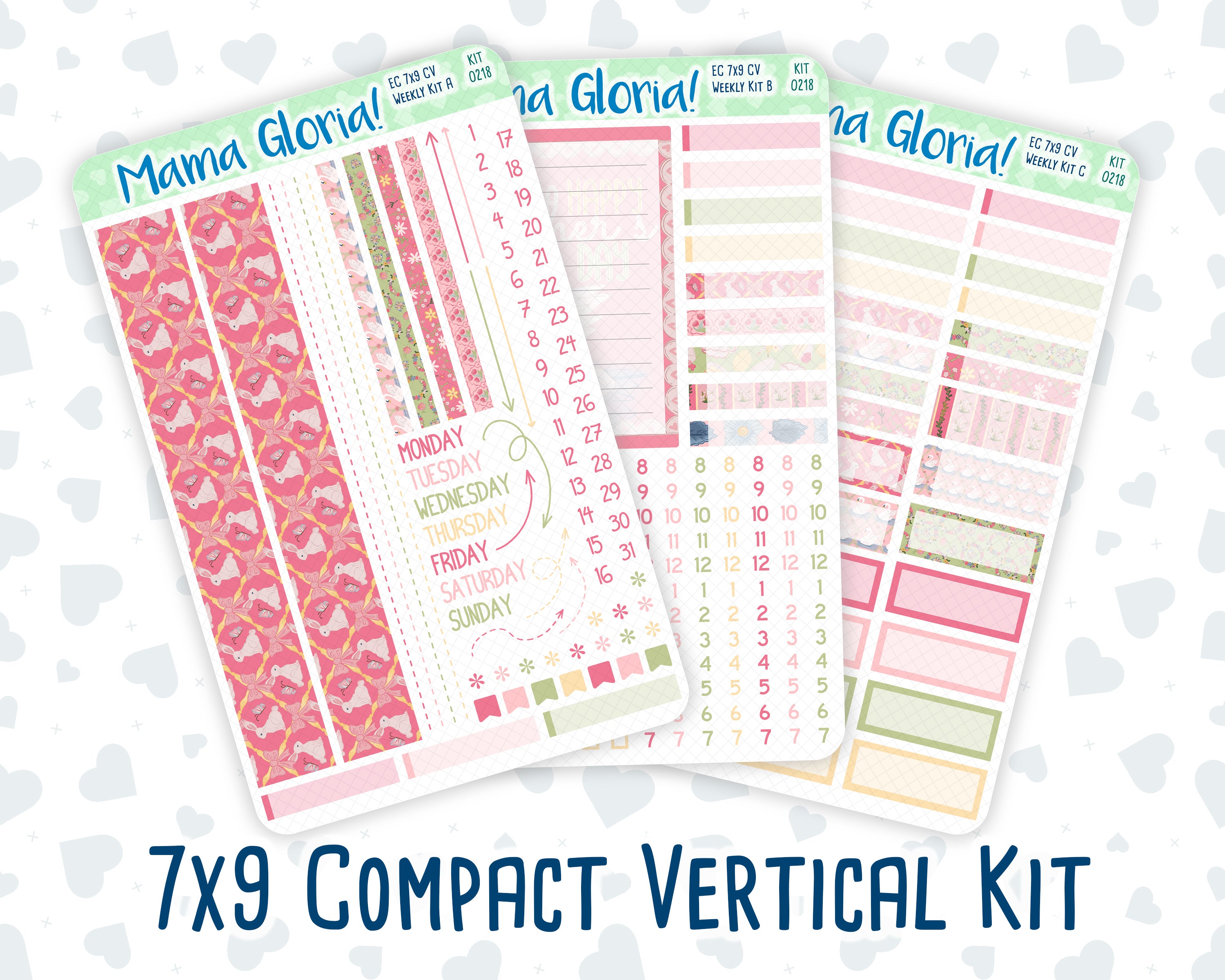 Kit 0218- 7x9 Compact Vertical - Mother's Love- Weekly - May ...
