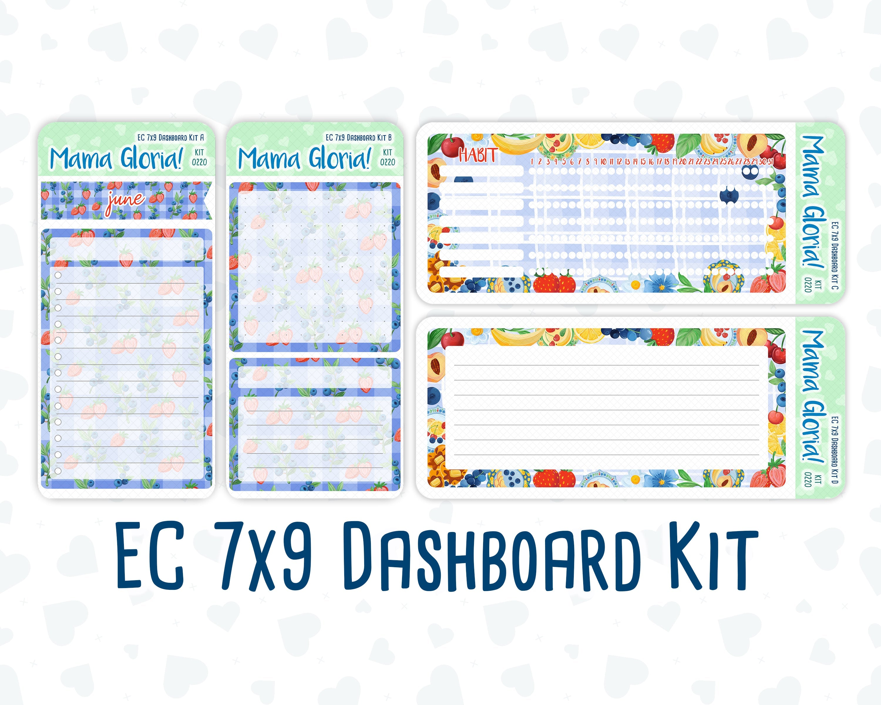 7x9 Dashboard Kit – mamagloriashop