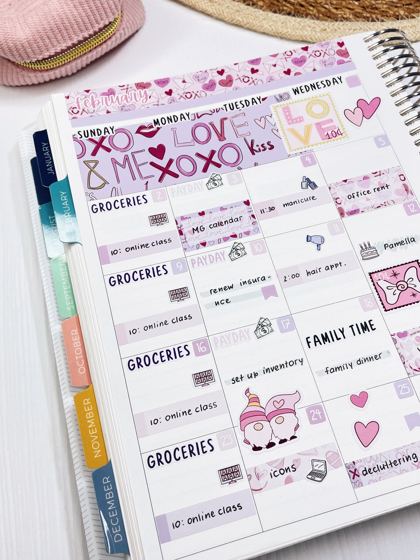 7x9 - 12-Month Kit - For Plum Paper Planner – mamagloriashop