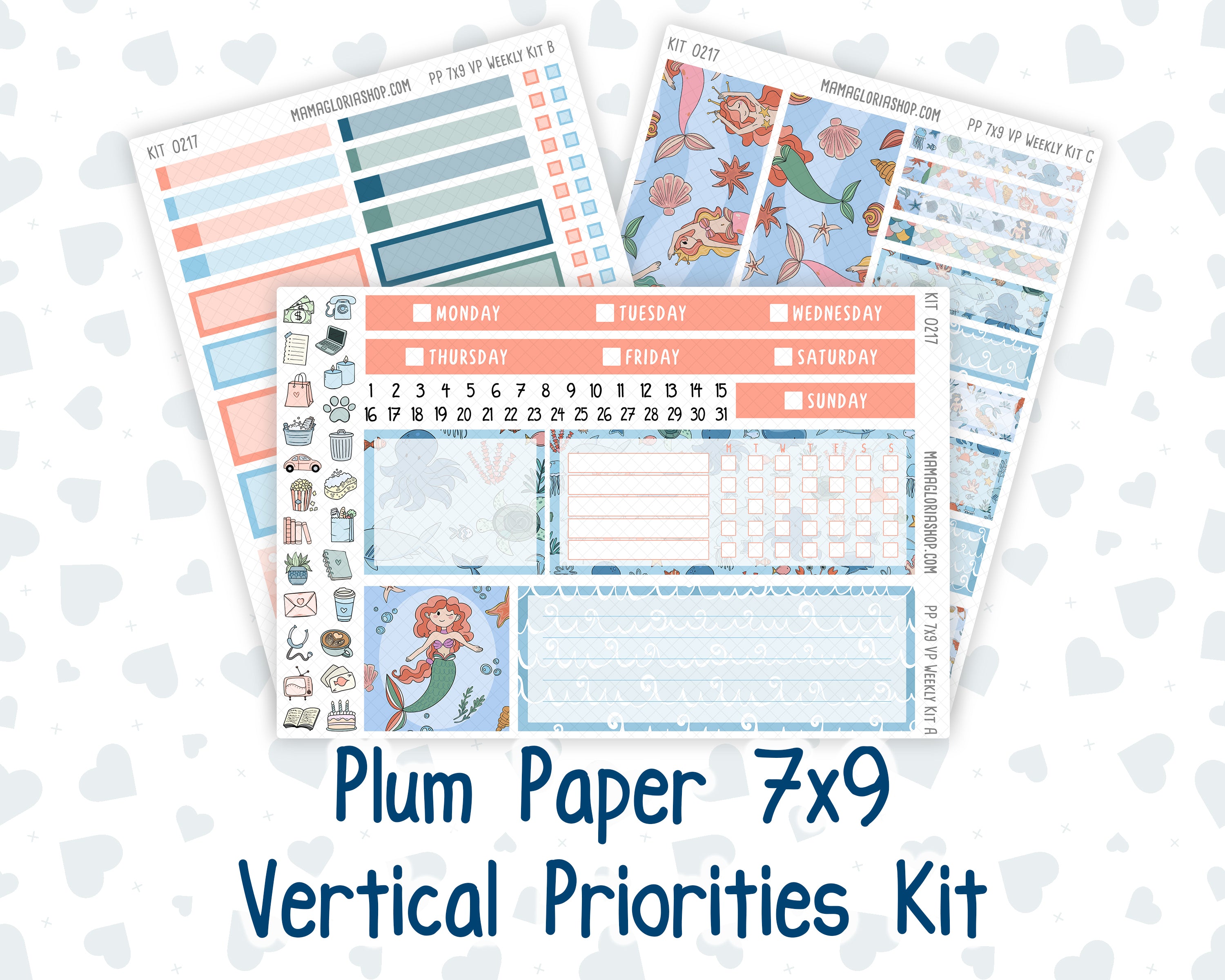 Kit 0217- 7x9 Plum Paper Vertical Priorities - Once Upon A Time- May ...