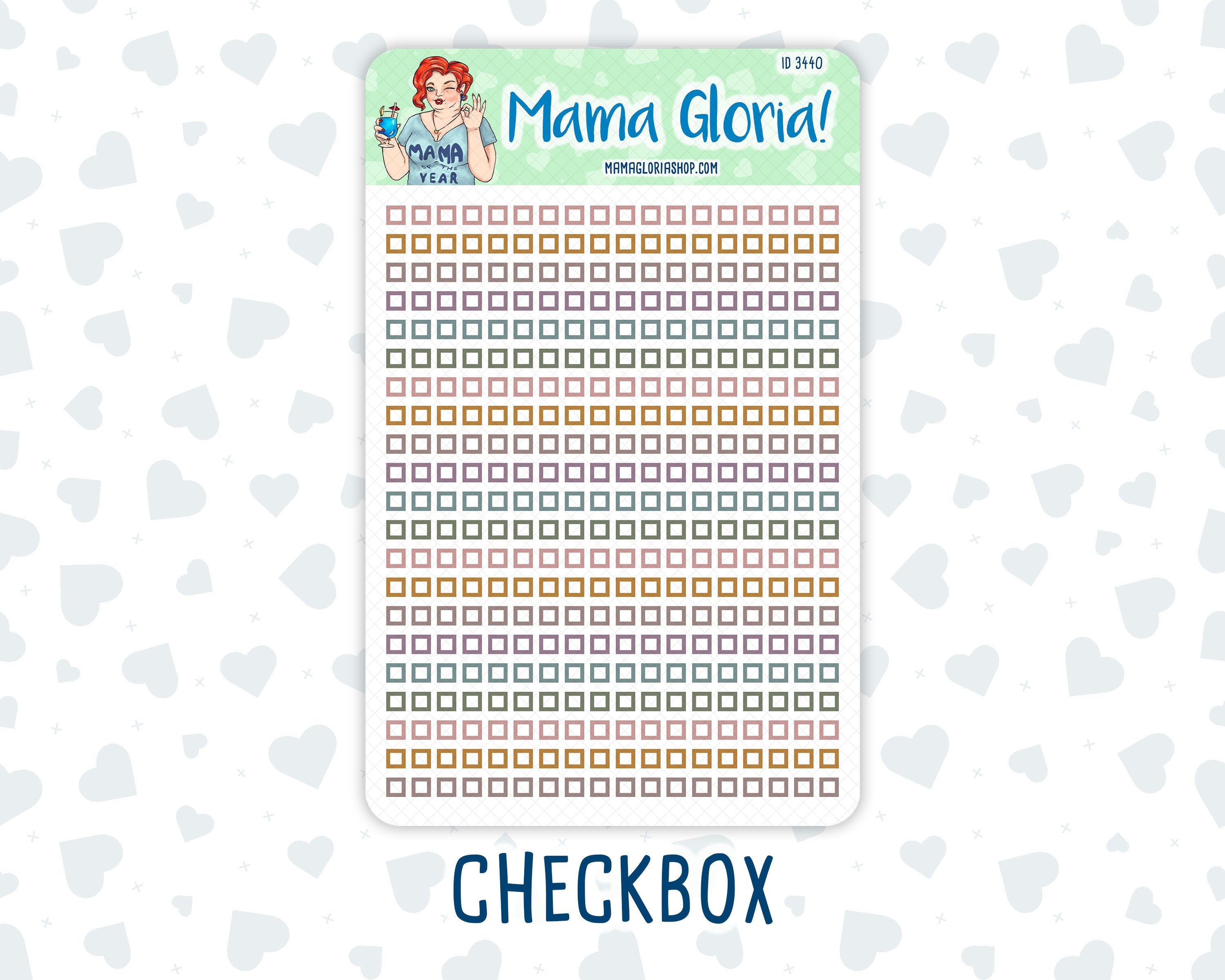 Checkbox - Checklist - Stickers For Planners – mamagloriashop