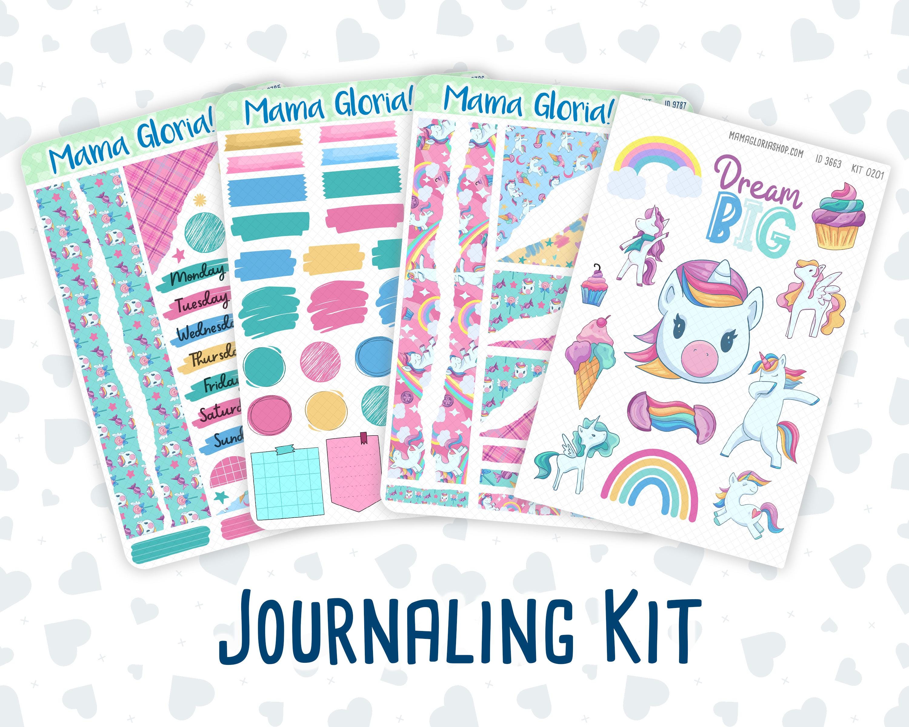 Kit 0201- Dream Big - Journaling Kit - January - For Planner - Notebook ...