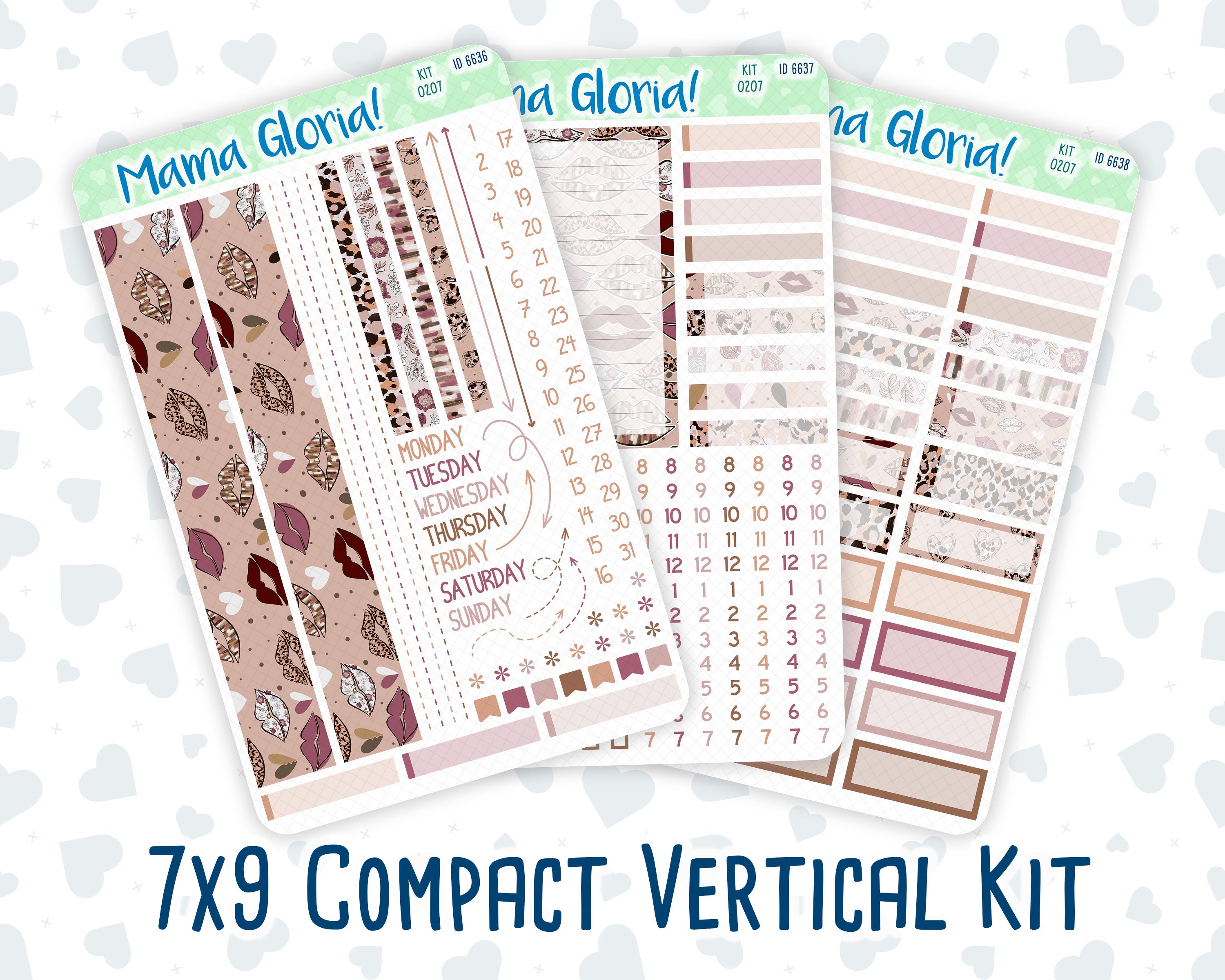 Kit 0207- 7x9 Compact Vertical - Wild Love - Weekly - February ...