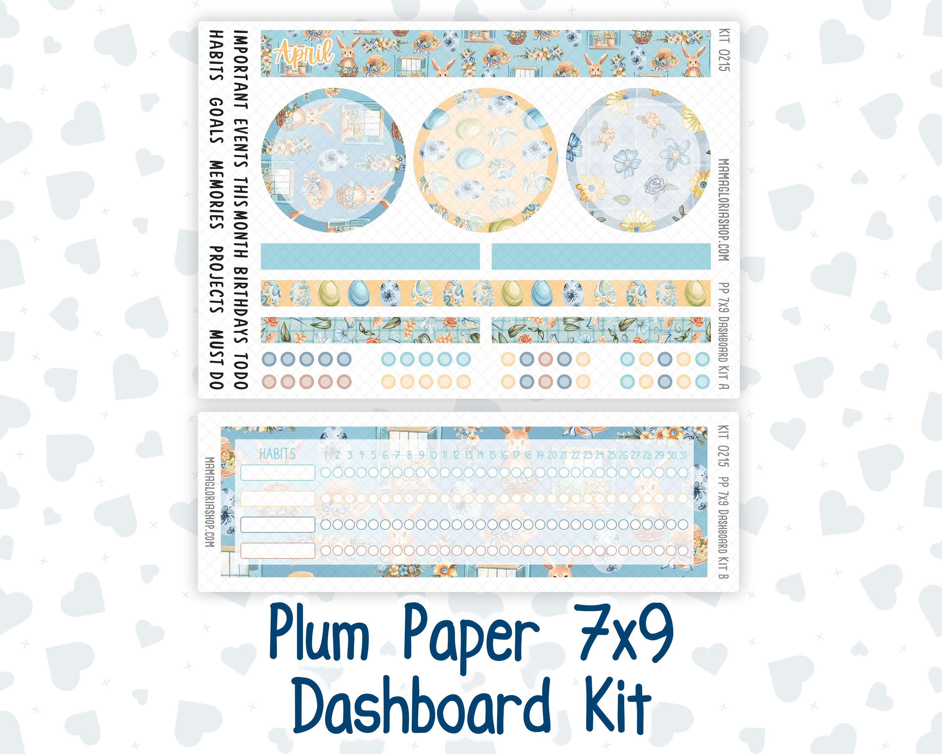 Kit 0215 Plum Paper 7x9 – Dashboard - Easter Morning- April ...
